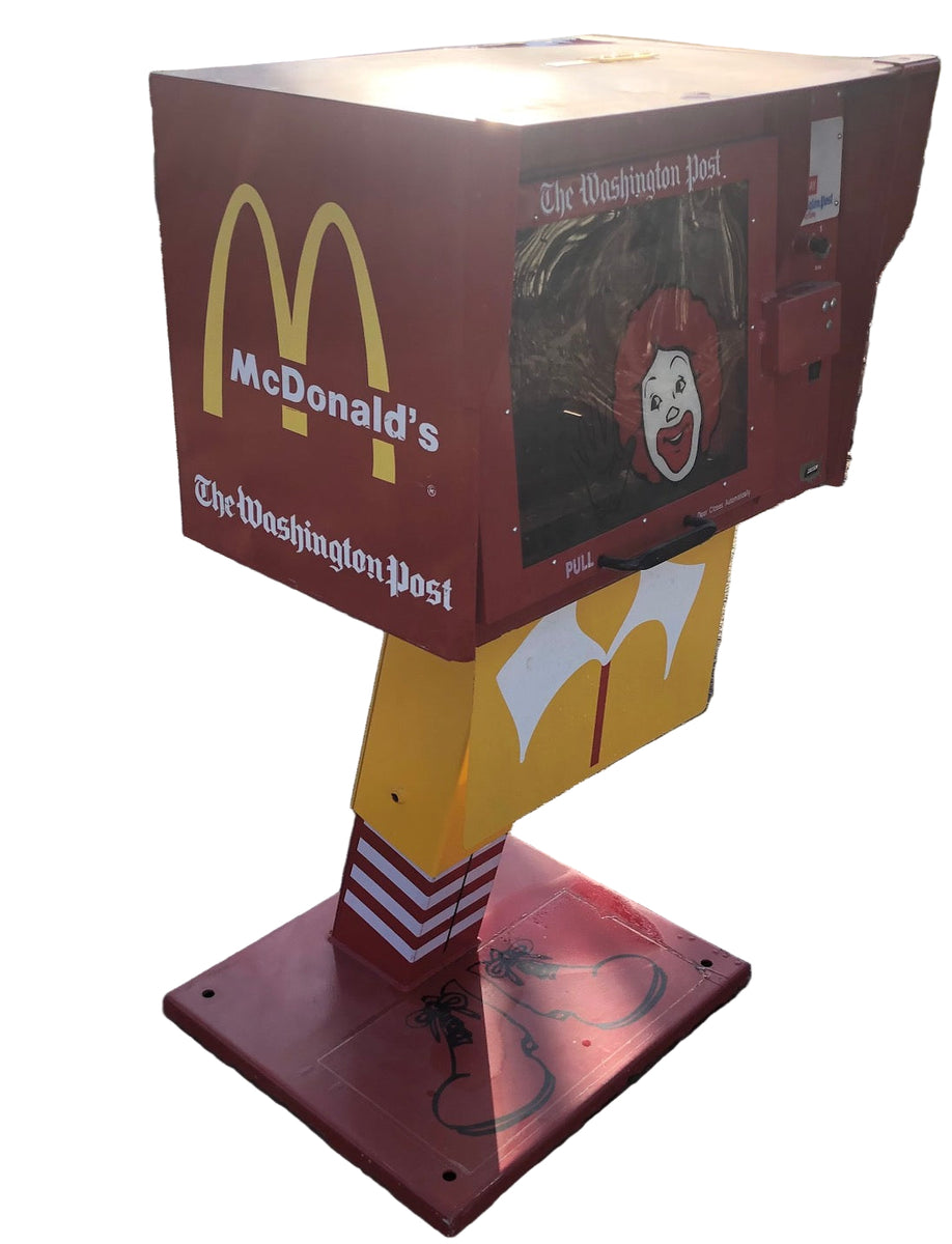 Vintage Ronald McDonald Washington Post Newspaper Stand – Impact Racks